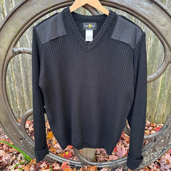 LawPro | Sweaters | Lawpro Mens Commando Acrylic Vneck Sweater Black ...